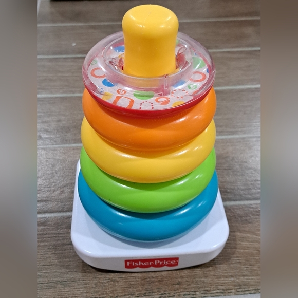 Fisher-Price | Toys | Fisher Price Rockastack Ring Stacker Colored Ring ...